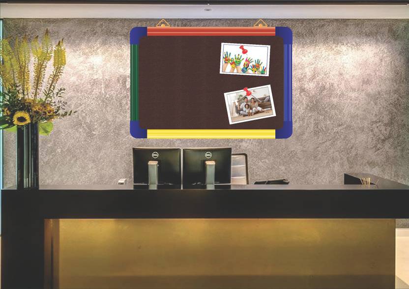 WRITING AND DISPLAY Pin-up board 1.5*2 feet, COMBINATION FRAME ...