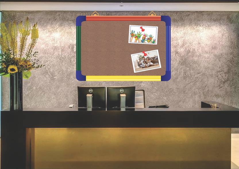 WRITING AND DISPLAY Pin-up board 1.5*2 feet, COMBINATION FRAME ...