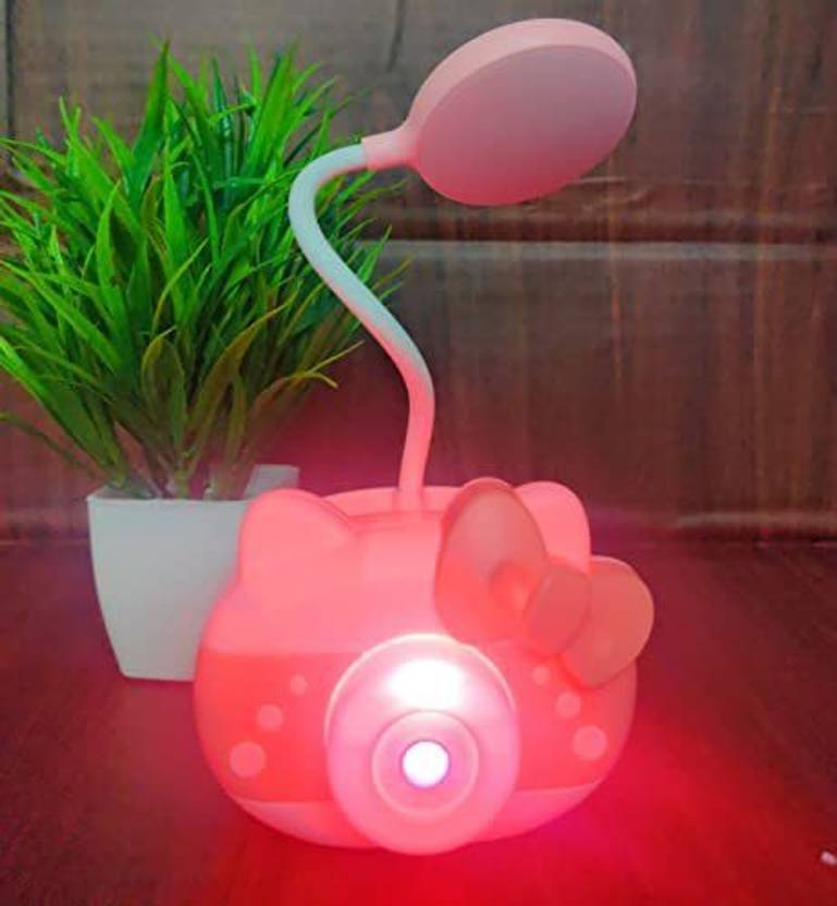 AMANVANI Camera Shape Table Lamp - Rechargeable Desk Lamp with Pen ...