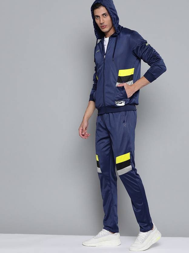 HRX by Hrithik Roshan Colorblock Men Track Suit - Buy HRX by Hrithik ...