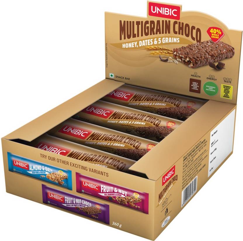 UNIBIC Snack Bar Multigrain Choco Box Price in India - Buy UNIBIC Snack ...
