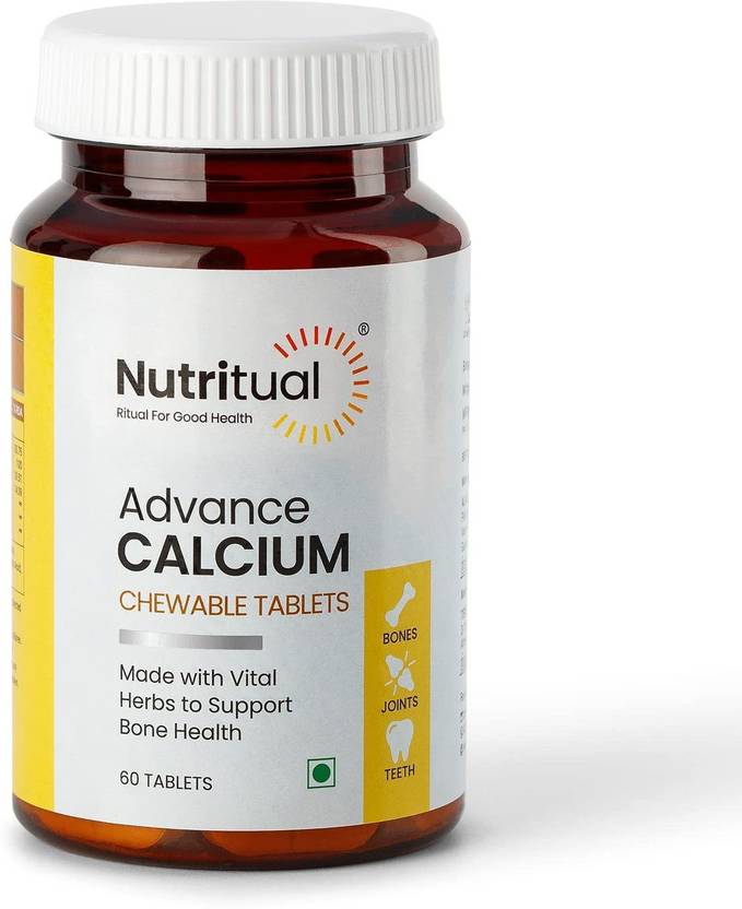 Nutritual Advance Calcium Chewable Tablets for Men and Women Price in ...