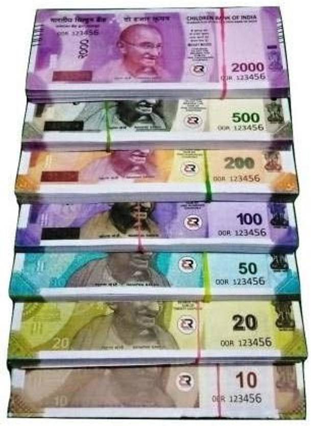 Cyrus Best Nakli Indian Notes (20 each=10,20,50,100,200,500,2000) Fun ...