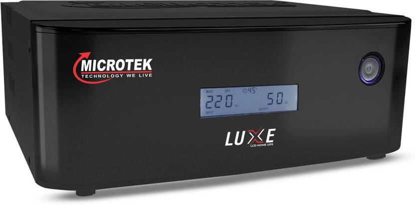 Microtek Home UPS LUXE SW 1000 (800VA-12V) Lcd Display Pure Sine Wave Inverter Price in India ...