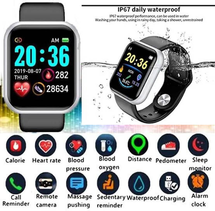Fusion Tech Best D20 smart fitness watch with information reminder ...