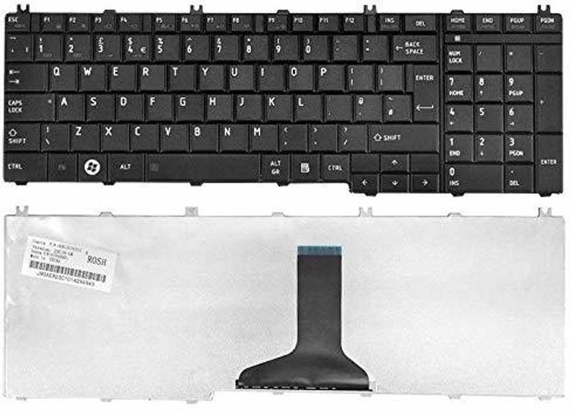SellZone Keyboard For Toshiba Satellite L675 L675D PRO C650 C655 C660 ...