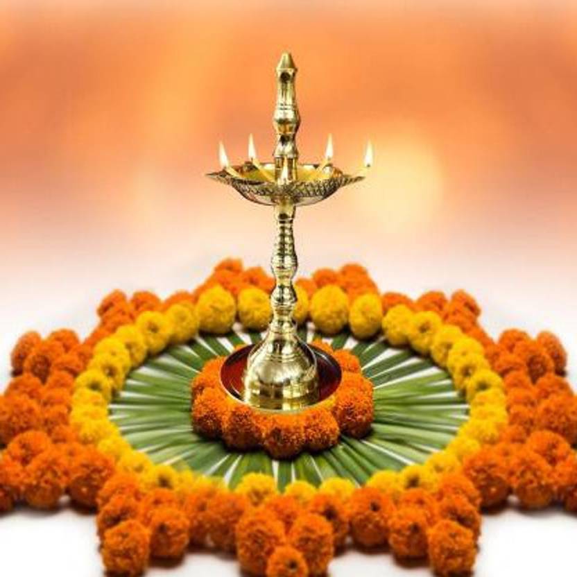 QWICK CLICK Original Pure Brass Traditional Samay Diya Oil Diwali Puja ...