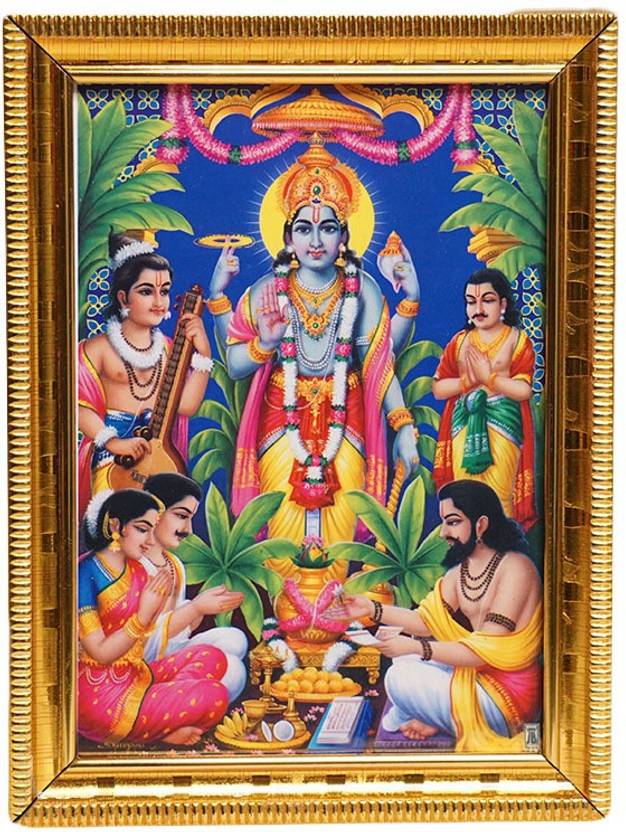 United originals Satya narayan/narayan god photo frame|Puja ceremony ...