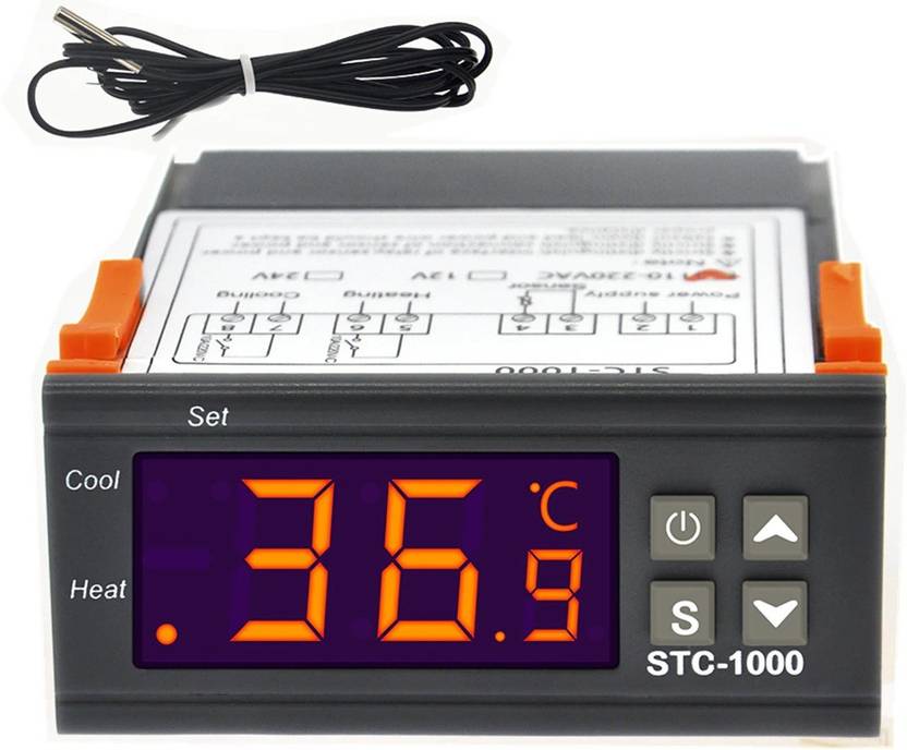 amiciSmart AC220V Digital Thermostat,STC-1000 Temperature Regulating ...
