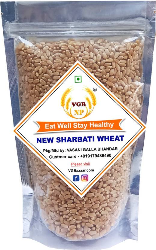 VGBNP Natural MP New Sharbati Wheat ( New Crop 306 gehu ) Pure & Clean ...