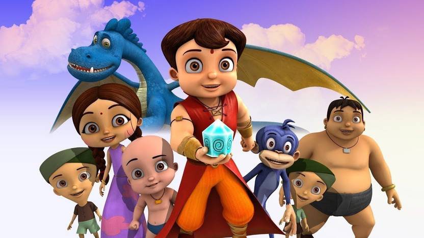 chhota bheem poster Waterproof Vinyl Sticker Poster Photographic Paper ...