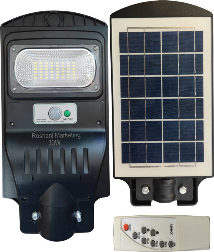 ROSHANI MARKETING 30w LED Solar Street Light With Motion Sensor And ...