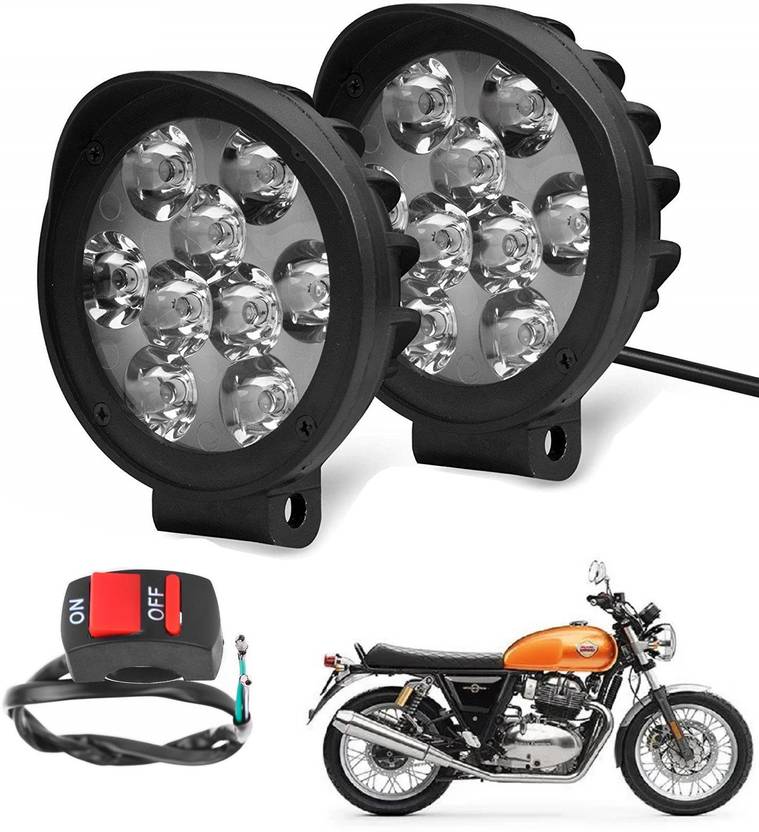 Generox LED Fog Light for Royal Enfield Interceptor 650 Price in India ...