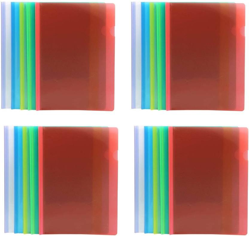 Flipkart.com | Sloies Combo of 20 Stick File Folder A4 Size Transparent ...