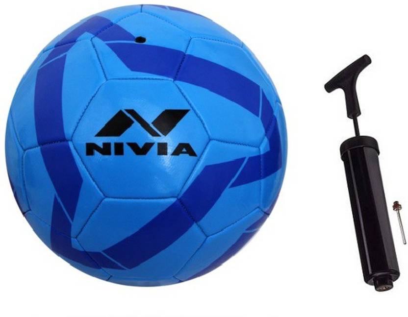NIVIA WORLD FEST Football With Pump - Size: 5 (Pack of 1, Red) Football ...