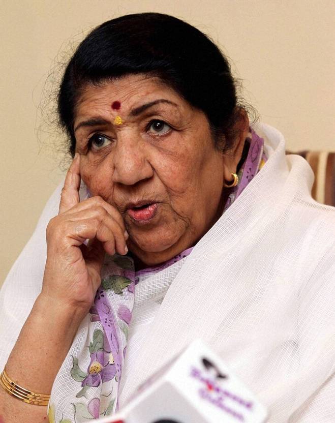 Lata Mangeshkar Poster MultiColor PhotoPaper Print 12 inch X 18 inch ...