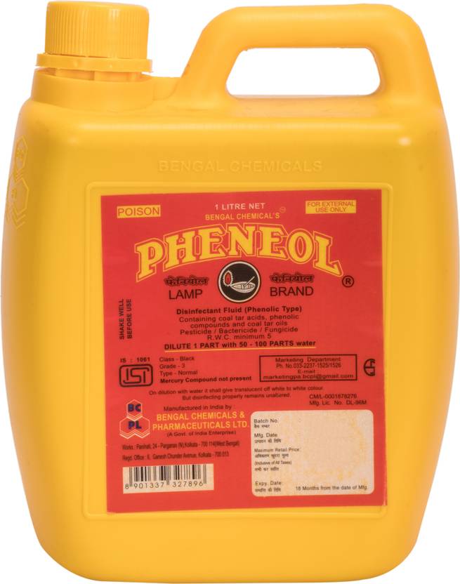 phenol Bengal Chemical Original Concentrate Black Phenyl-1Lit Multi ...