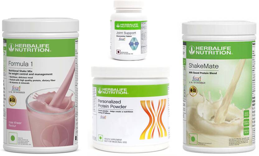 HERBALIFE Formula 1 Shake rose kheer and protein 200 and shake mate and ...