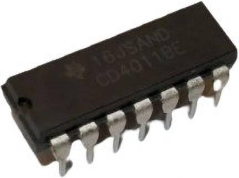 VGS MARKETINGS Quad 2-Input NAND Gate IC - CD4011 Electronic Components Electronic Hobby Kit ...