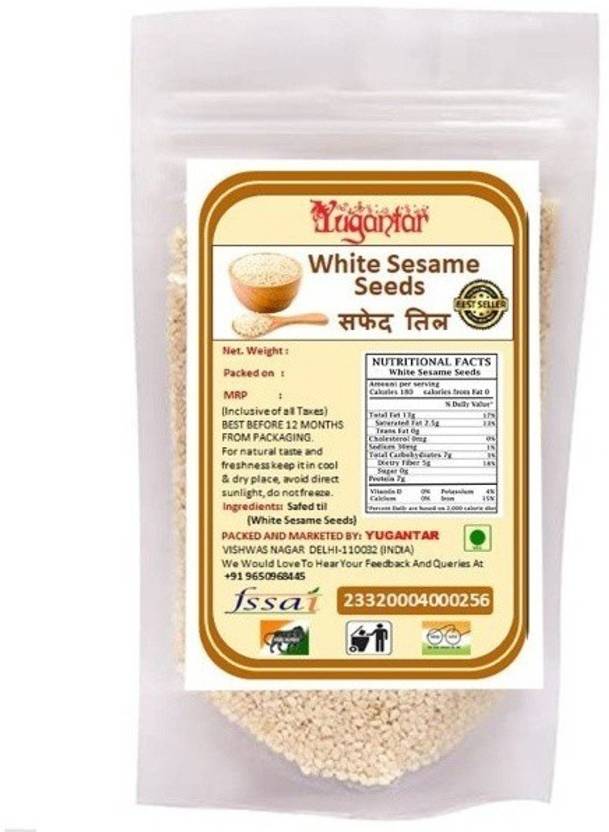 YUGANTAR SAFED TIL (WHITE SESAME SEEDS) - 200g Price in India - Buy ...