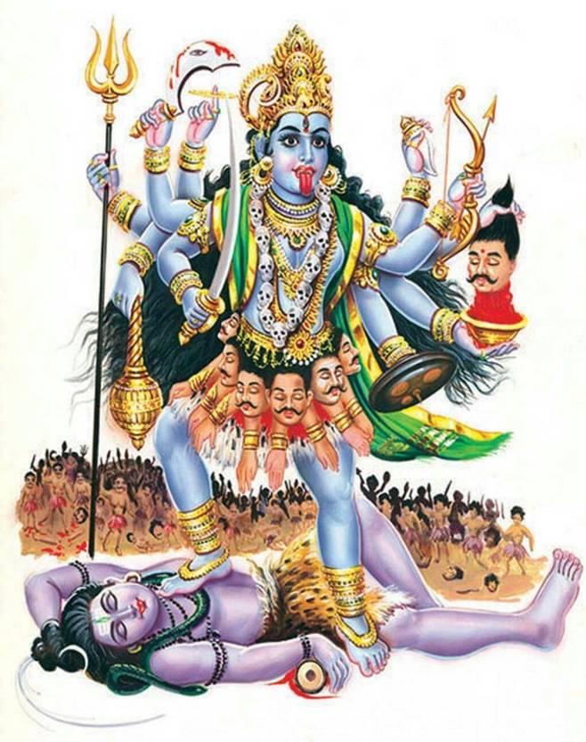 Lord Kali Maa Poster Photographic Paper - Religious posters in India ...