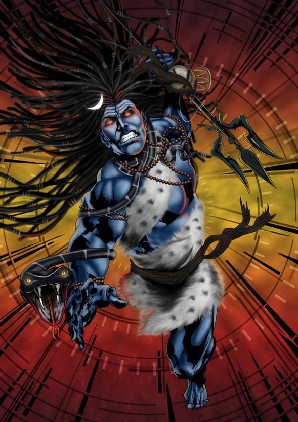 Lord Kali Maa Poster Photographic Paper - Religious posters in India ...