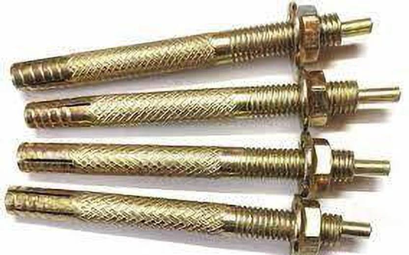 SS SASHA Nut & Bolt Set Zinc Plated Pin Type Anchor Fastner ( 8mm x ...
