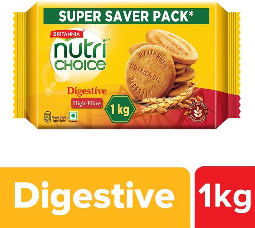 BRITANNIA NutriChoice High Fibre Biscuits Digestive Price in India ...