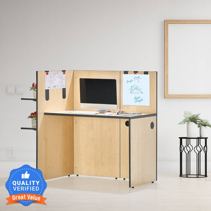 Featherlite Work hub Engineered Wood Office Table Price in India - Buy ...