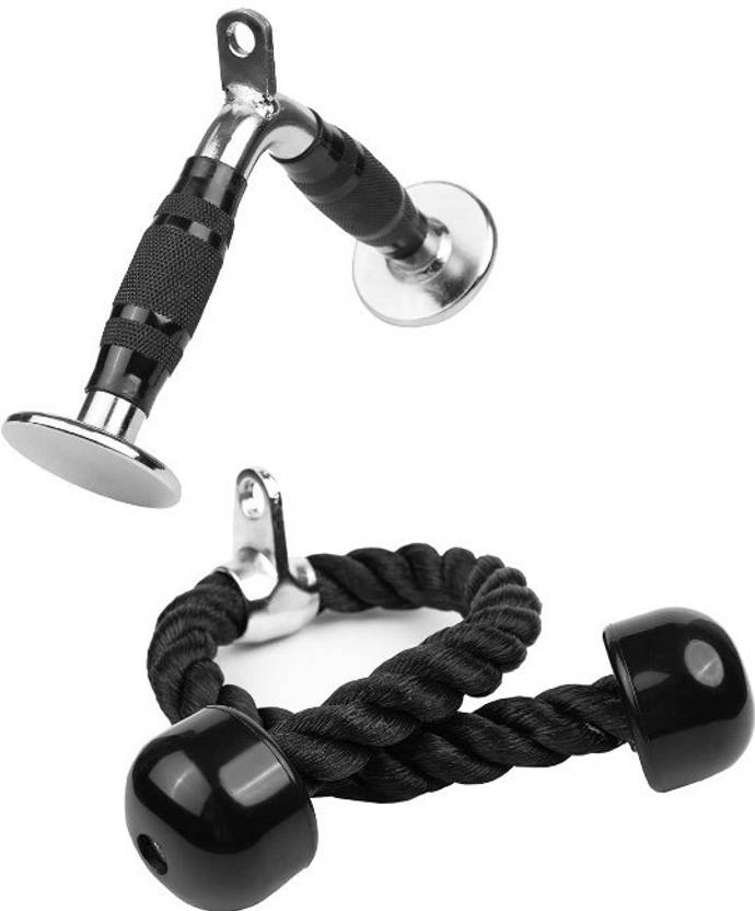 Dinetic Combo Triceps Push Down Machine Attachments V Handle with ...