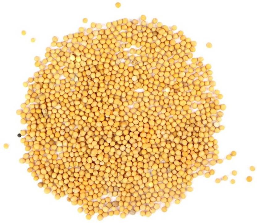 Nutiva YELLOW MUSTARD SEEDS-SARSO PILI BEEJ-PEELI SARSON BEEJ Seed ...