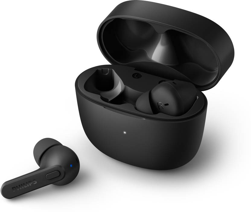 PHILIPS TAT2206BK True Wireless (TWS Earbuds) with IPX4 splash-proof ...
