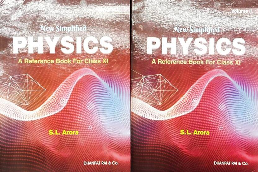 New Simplified Physics Class 11 Volume 1 & 2 Dhanpat Rai & Co: Buy New ...