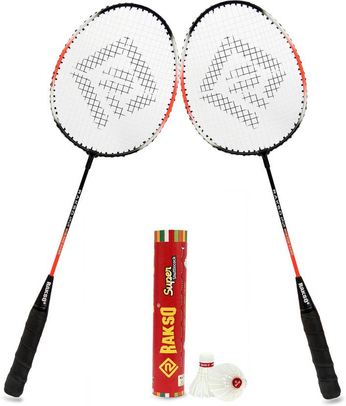 Rakso Badmintion racket set 2 pc badmintion and two shuttle cock ...