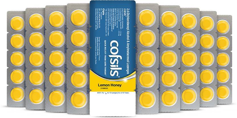 Cipla Cofsils Lozenges | Quick Relief from Sore Itchy ,Scratchy Throat ...