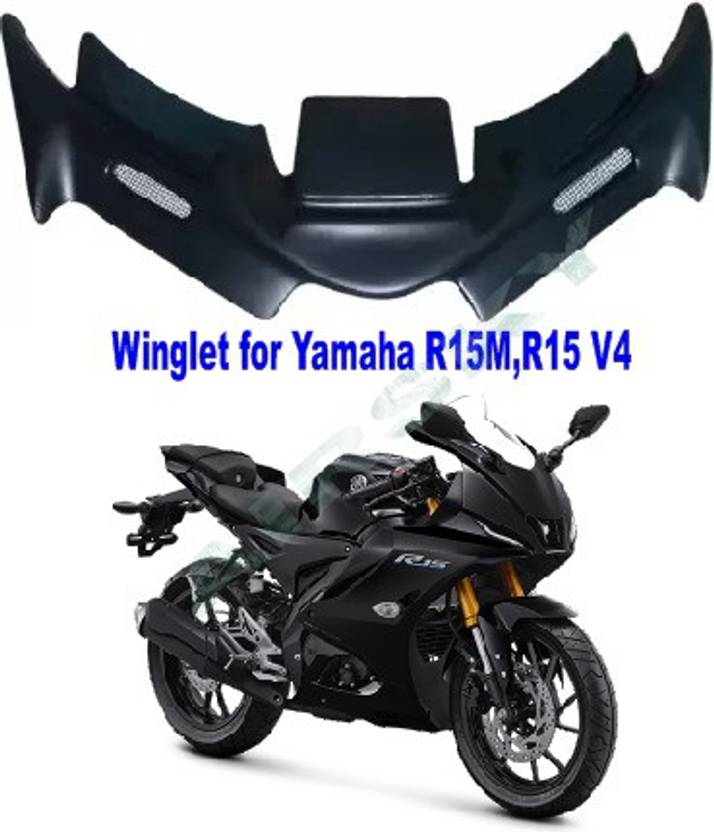 AIRSKY Winglet for Yamaha R15M,R15 V4 (Black) Bike Fairing Kit Price in ...