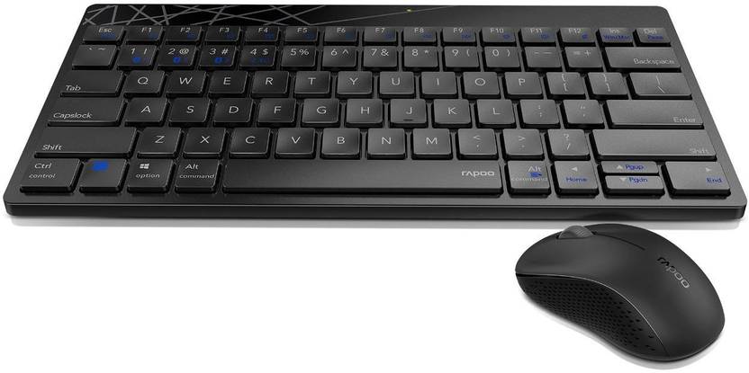 RAPOO 8000M / Multi Mode Keyboard and Mouse Combo (4 Device ...