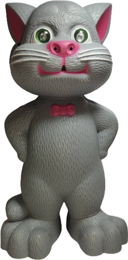 dhivaan world Talking Tom Cat Grey Robot For Kids Speaking Repeats What ...