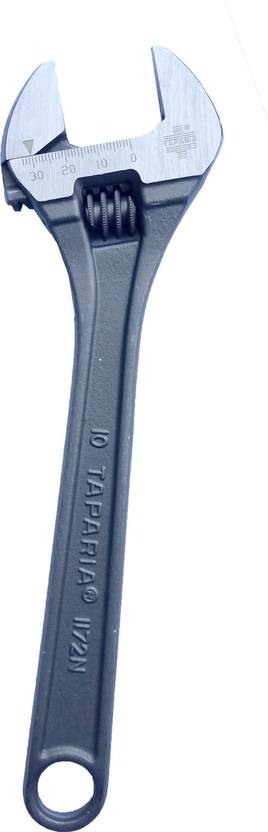 TAPARIA 1172n-10 inch adjustable wrench open end spanner heavy duty ...