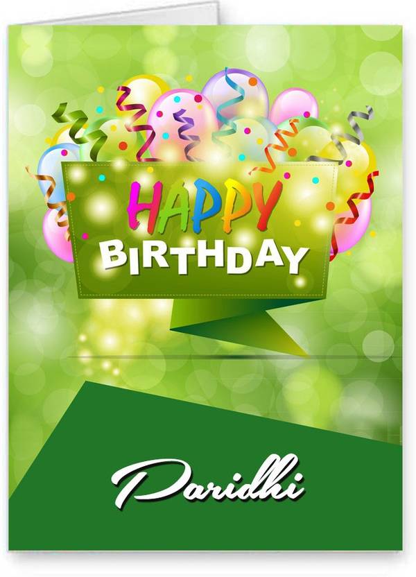Midas Craft Happy Birthday Paridhi Best Wishes Quotes 25 Greeting Card ...