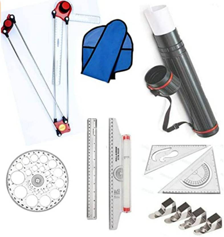 Book birds Mini Drafter.Combo setsquare. Procircle. Chart Box Rolling ...