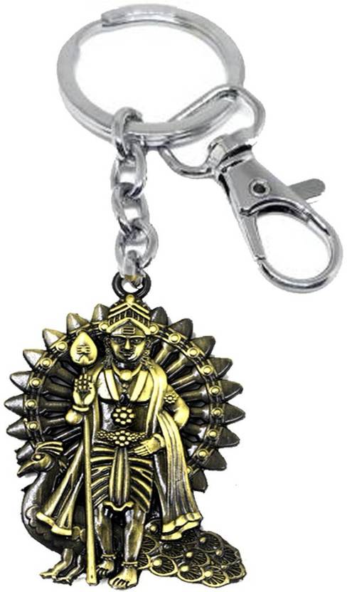 AFH Lord Subramanya Swamy, Murugan Bronze Religious Gifting Key Charm ...