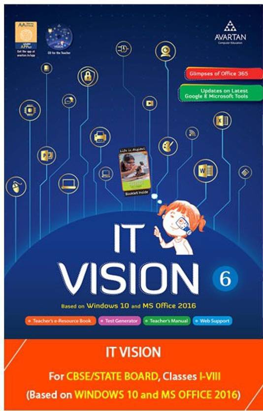 Class 6 IT Vision Based On Window 10 And Ms Office 2016: Buy Class 6 IT ...