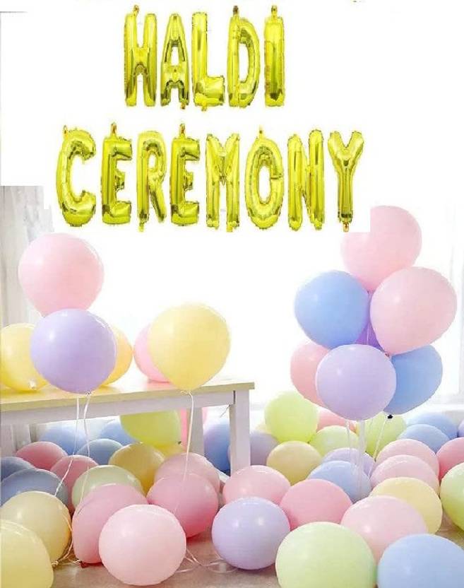 Flipkart.com | gorgeous moment Solid HALDI CEREMONY for wedding foil ...