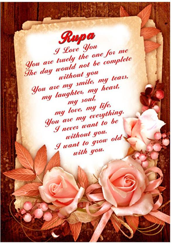 Midas Craft I Love You Rupa Love Letter Quotes 24 Greeting Card Price ...