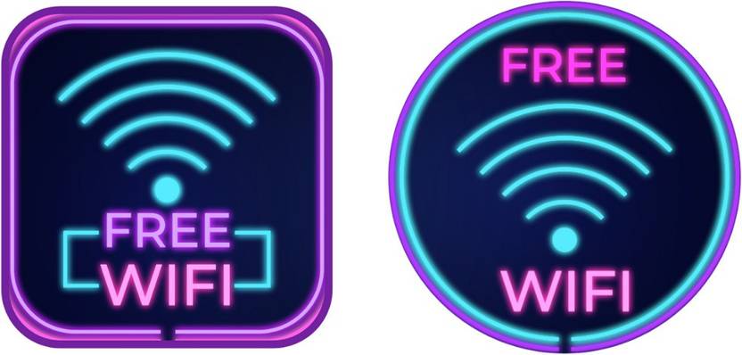 abeygift Wi-Fi Stickers | NFC Enabled | Set of 2 | Waterproof & Tamper ...