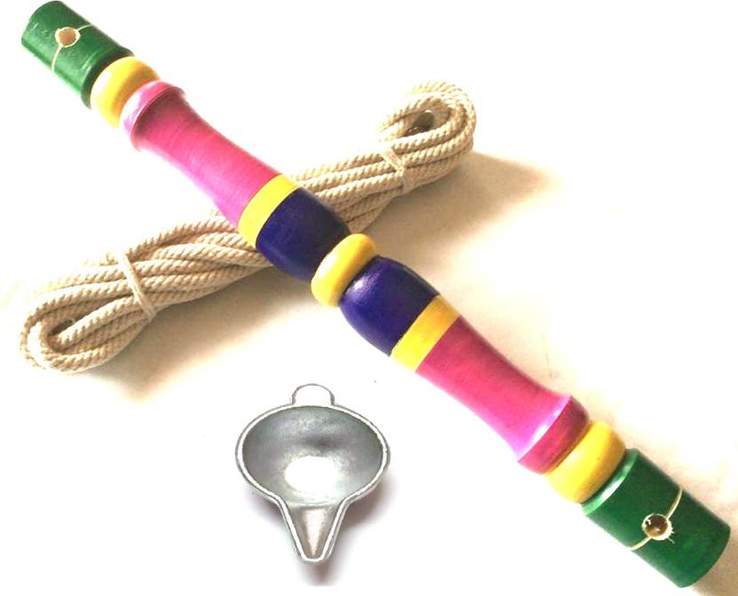 Jayam Traditional Wooden Thottil Kambu/Baby Cradle Swing Stick/Rope ...