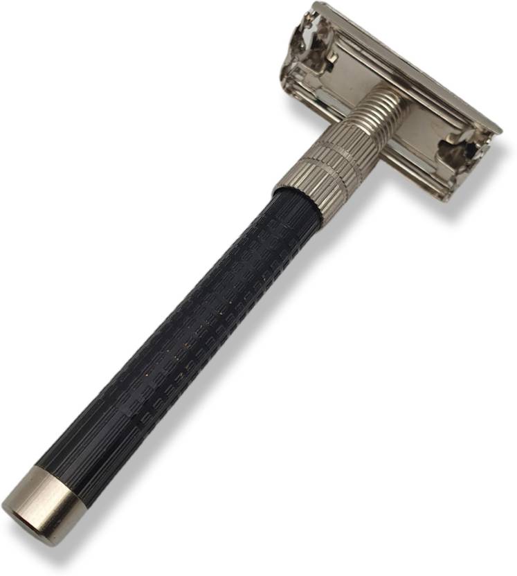 BAS Assured AUTOMATIC RAZOR BLACK METAL BODY FOR SMOOTH AND SAFE ...