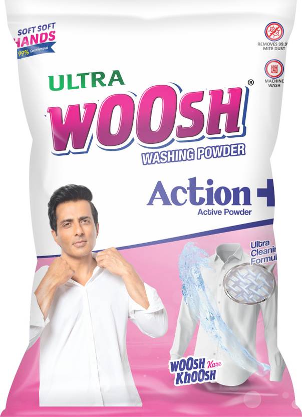 Woosh Action+ Washing Powder 4kg*2 Detergent Powder 8 kg Price in India ...