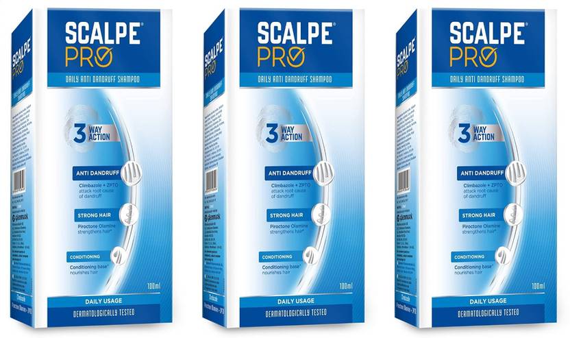 Scalpe Pro Anti-dandruff Shampoo 100ml x Pack of 3 - Price in India ...